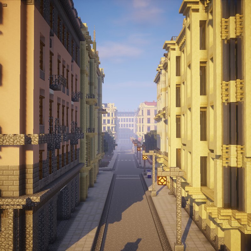 Ensk | Eastern Europe city Minecraft Map