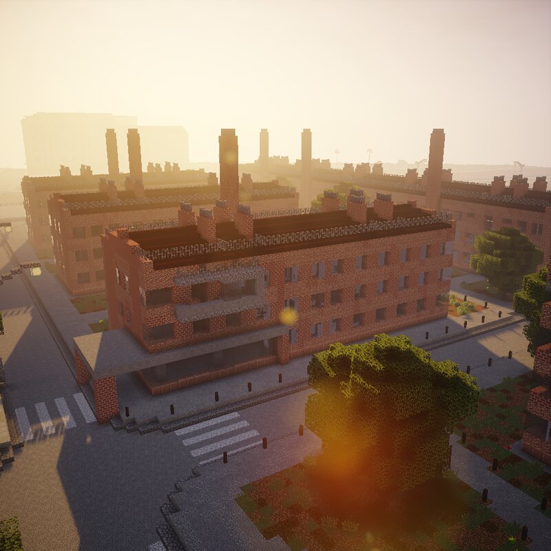 Ensk | Eastern Europe city Minecraft Map