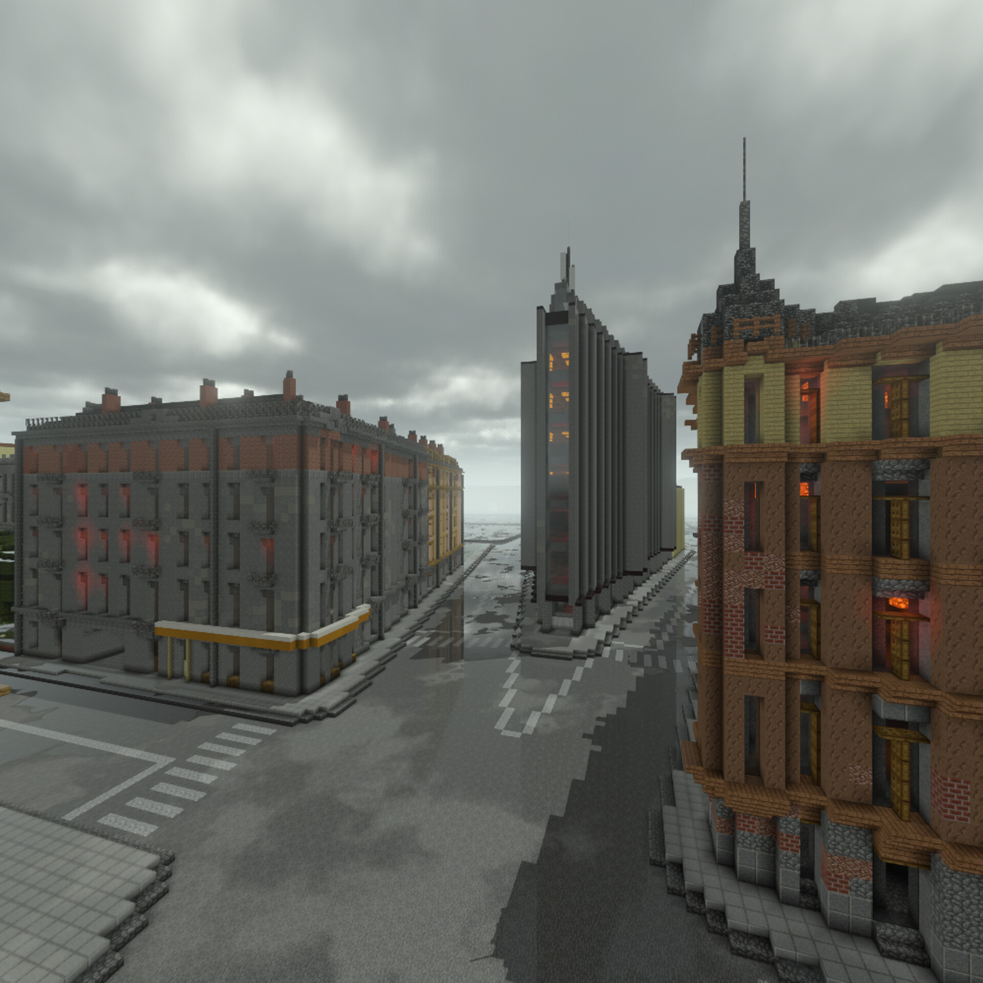 Ensk | Eastern Europe city Minecraft Map