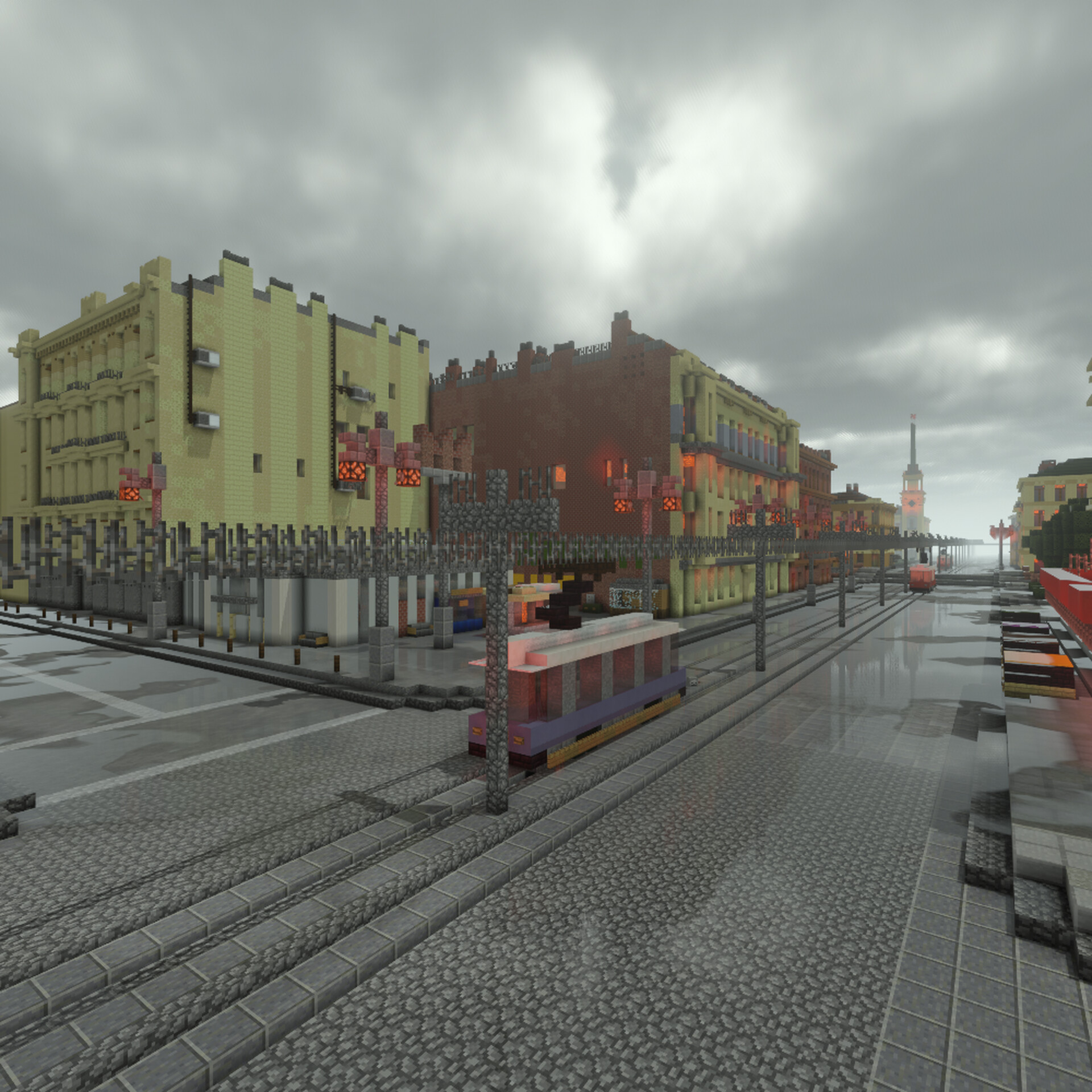 Ensk | Eastern Europe city Minecraft Map