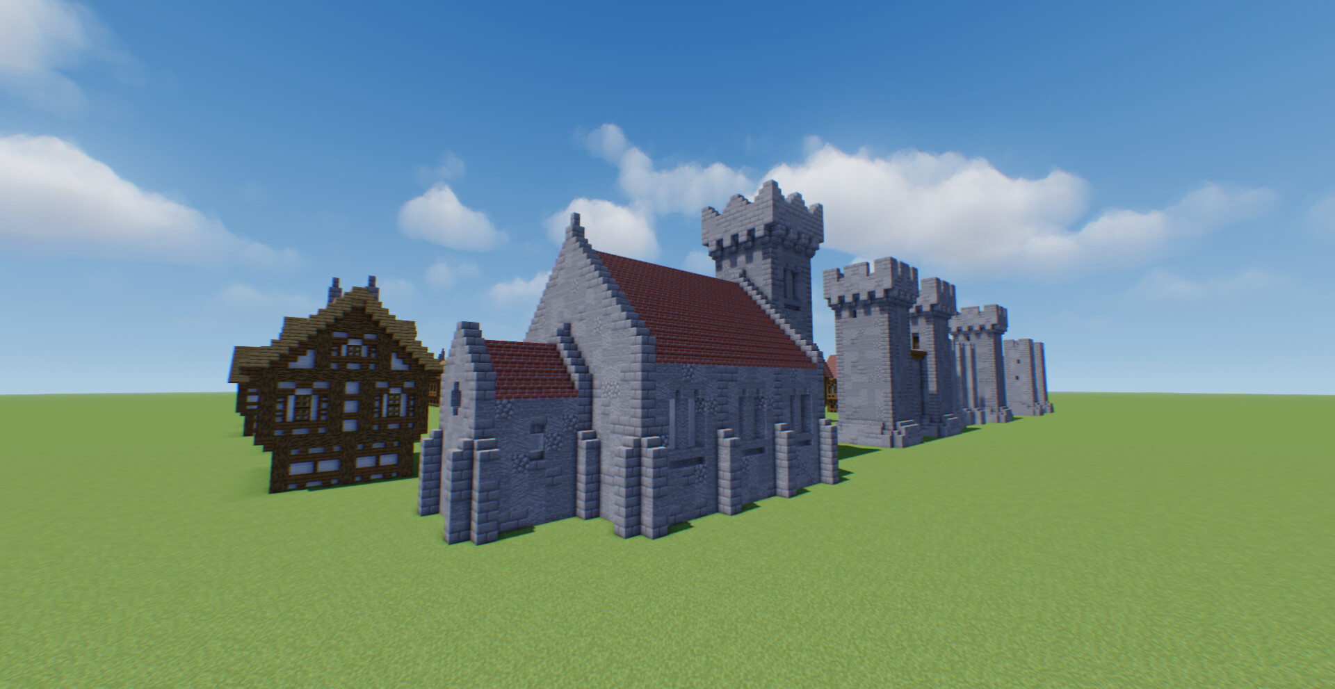 Medieval house bundle [Downloadable] Minecraft Map