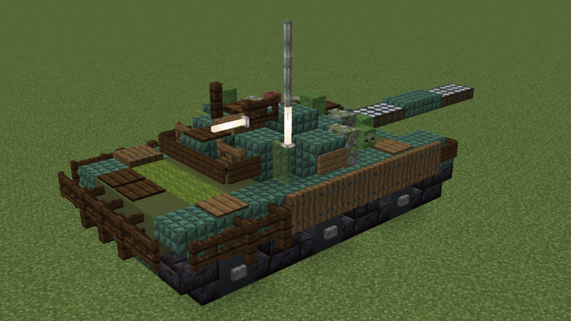 1.5:1 scale T-72B3 obr. 2016 Minecraft Map