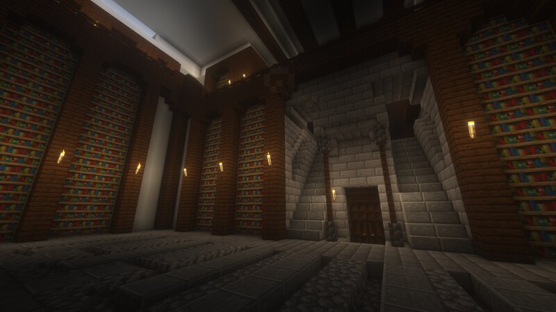 NieR Replicant Library Minecraft Map