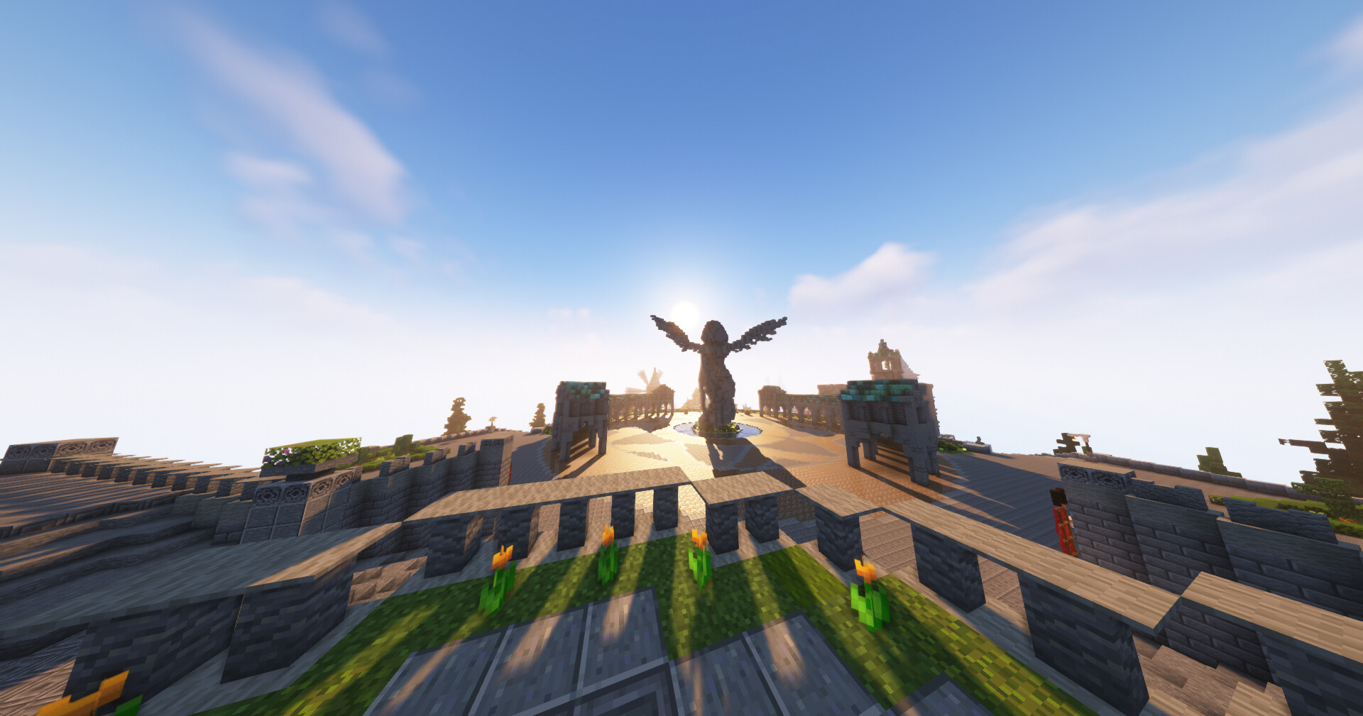 City of Mondstadt from Genshin Impact in Minecraft! | 1:1 Scale ...