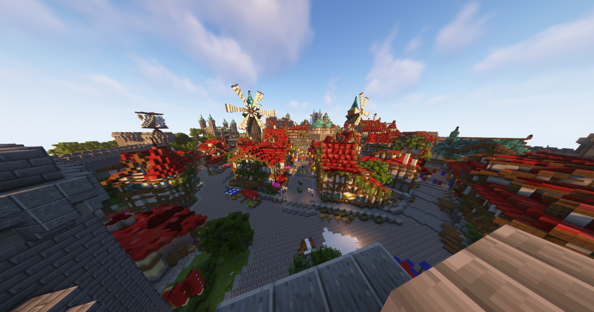 City of Mondstadt from Genshin Impact in Minecraft! | 1:1 Scale ...
