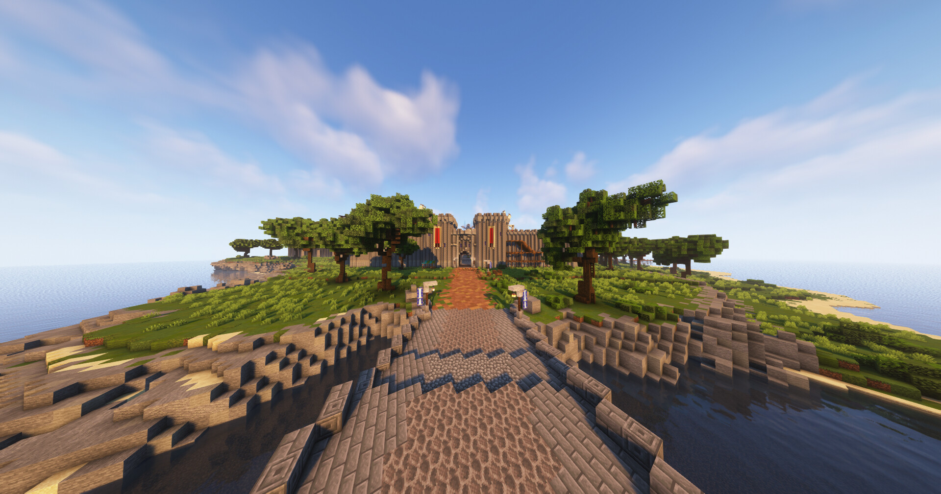 City of Mondstadt from Genshin Impact in Minecraft! | 1:1 Scale ...