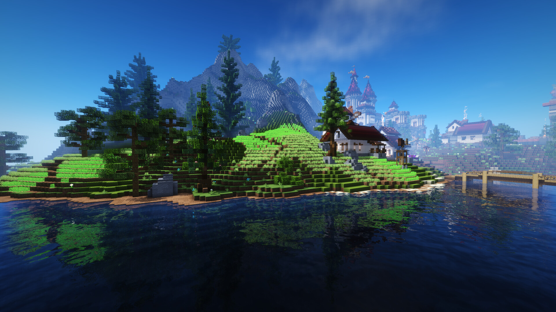 Red medieval empire Minecraft Map