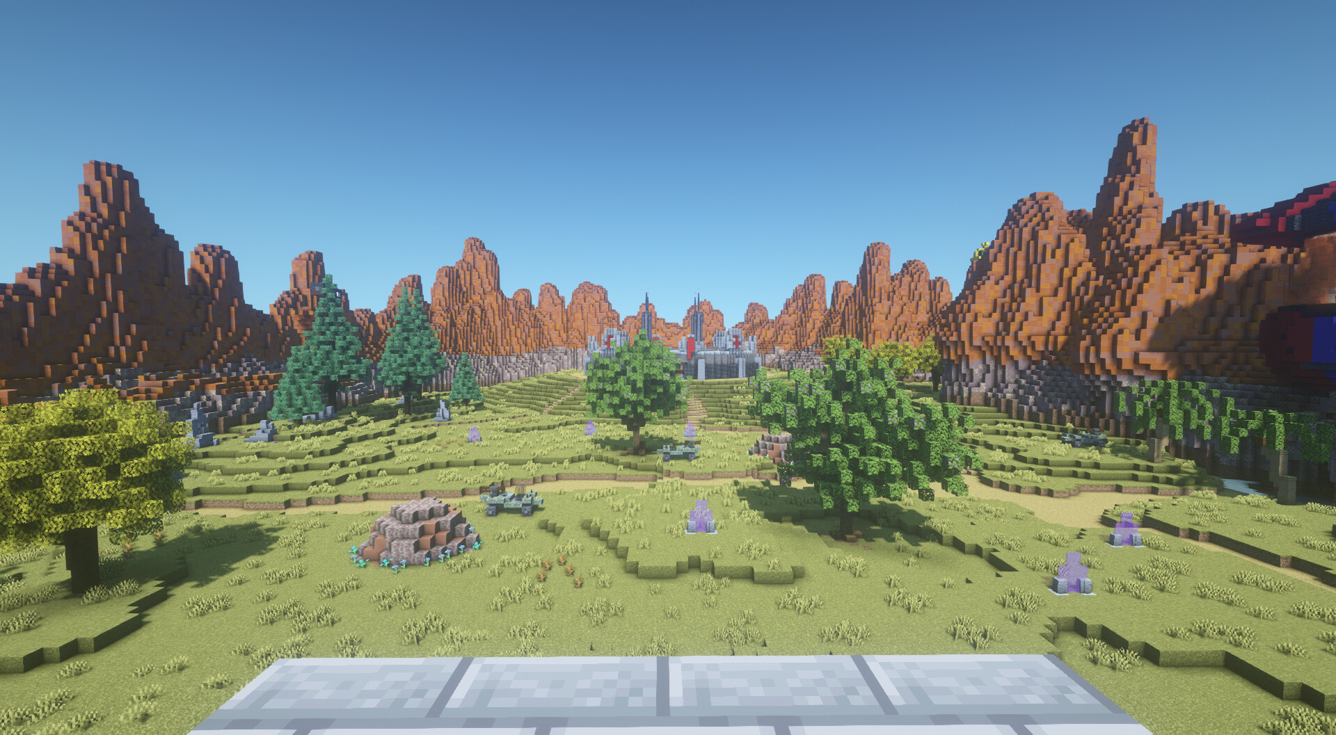 Pickle Gulch: playable Halo (2001) Blood Gulch PvP map Minecraft Map