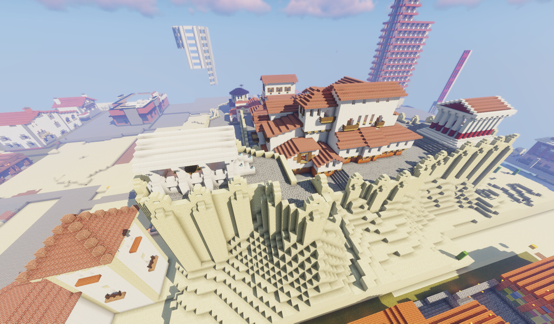 Greco Roman style village Minecraft Map