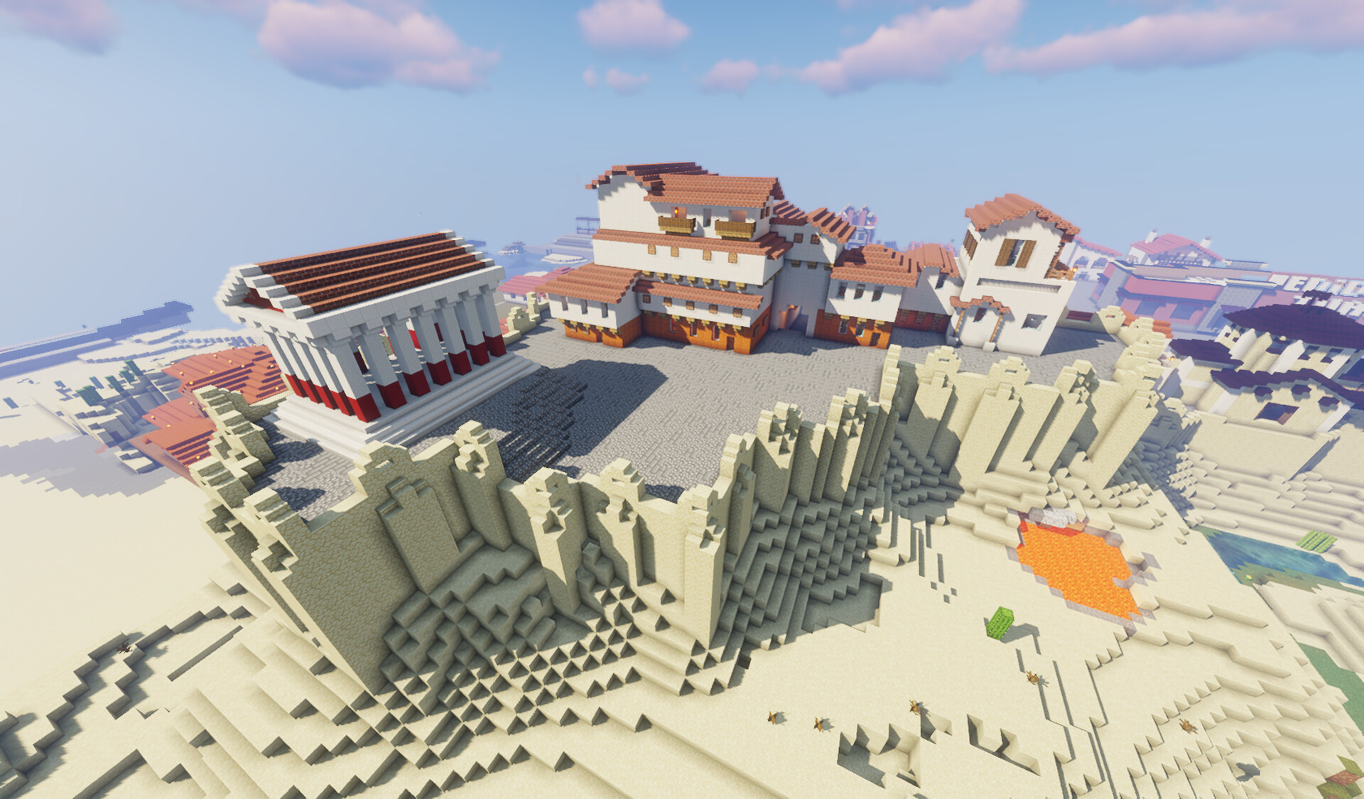 Greco Roman style village Minecraft Map