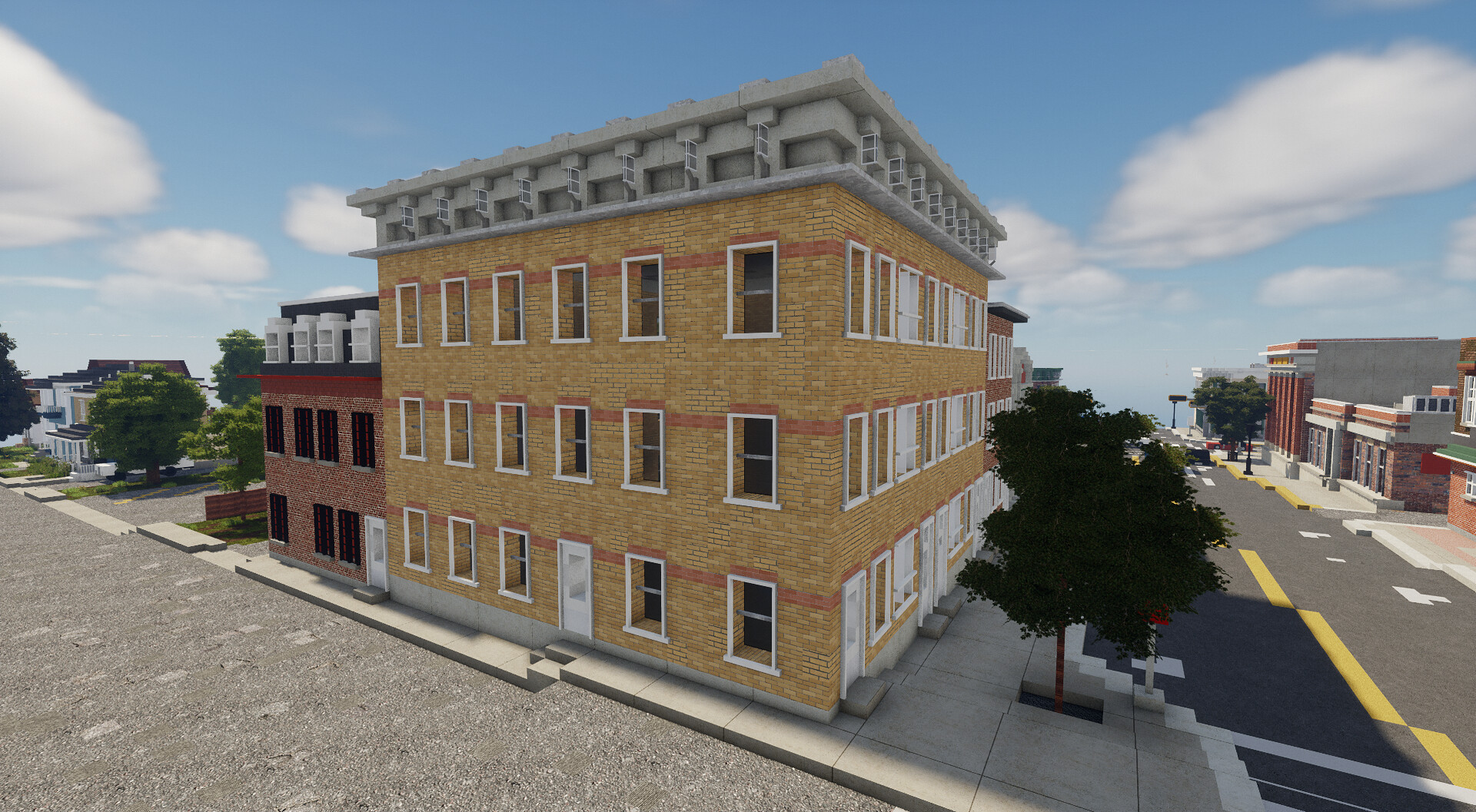 Downtown Canadian Lot Minecraft Map