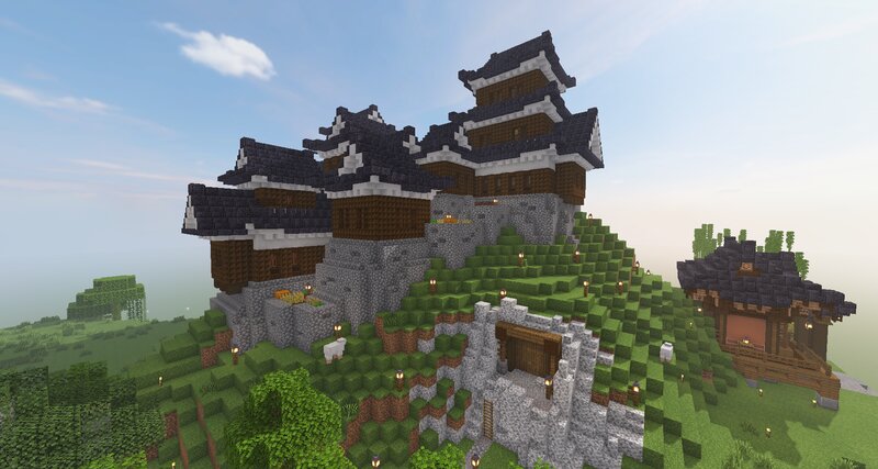 Japanese Castle V2 Minecraft Map