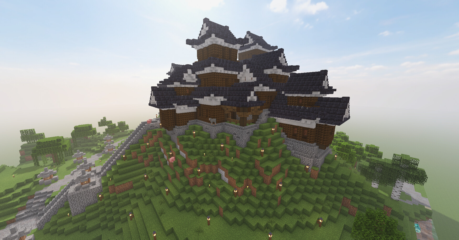 Japanese Castle V2 Minecraft Map