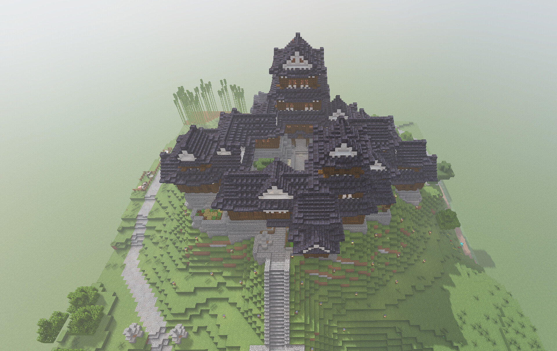 Japanese Castle V2 Minecraft Map