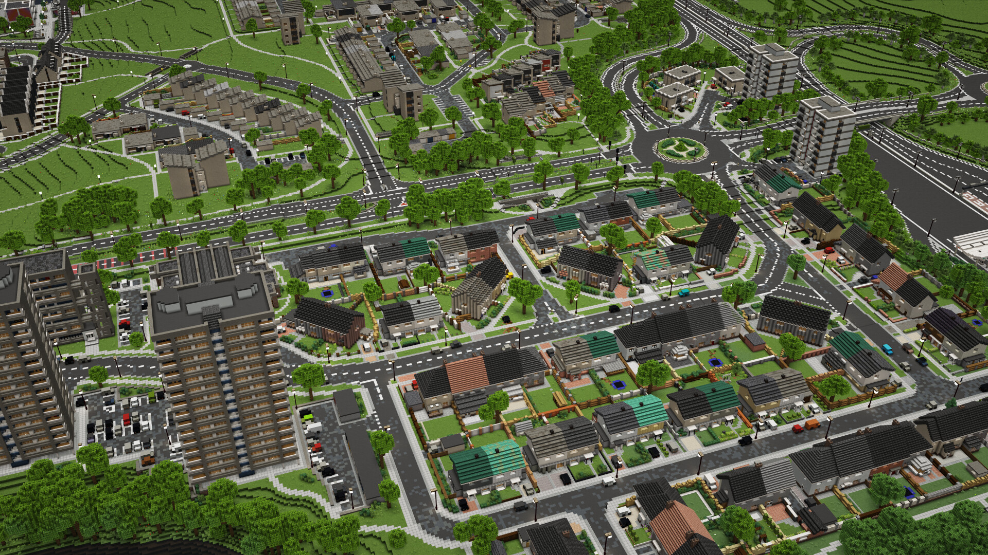 Carrdale - Modern British City Minecraft Map