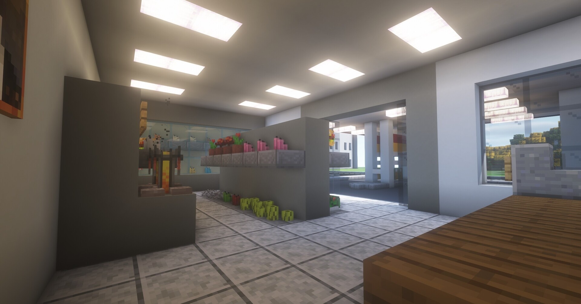 Semi Realistic Shell Gas Station Minecraft Map