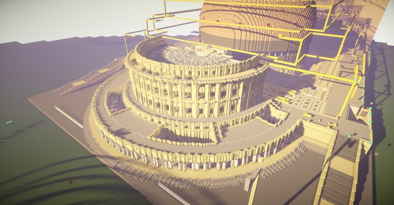 The opera hall of Soviet Palace Minecraft Map