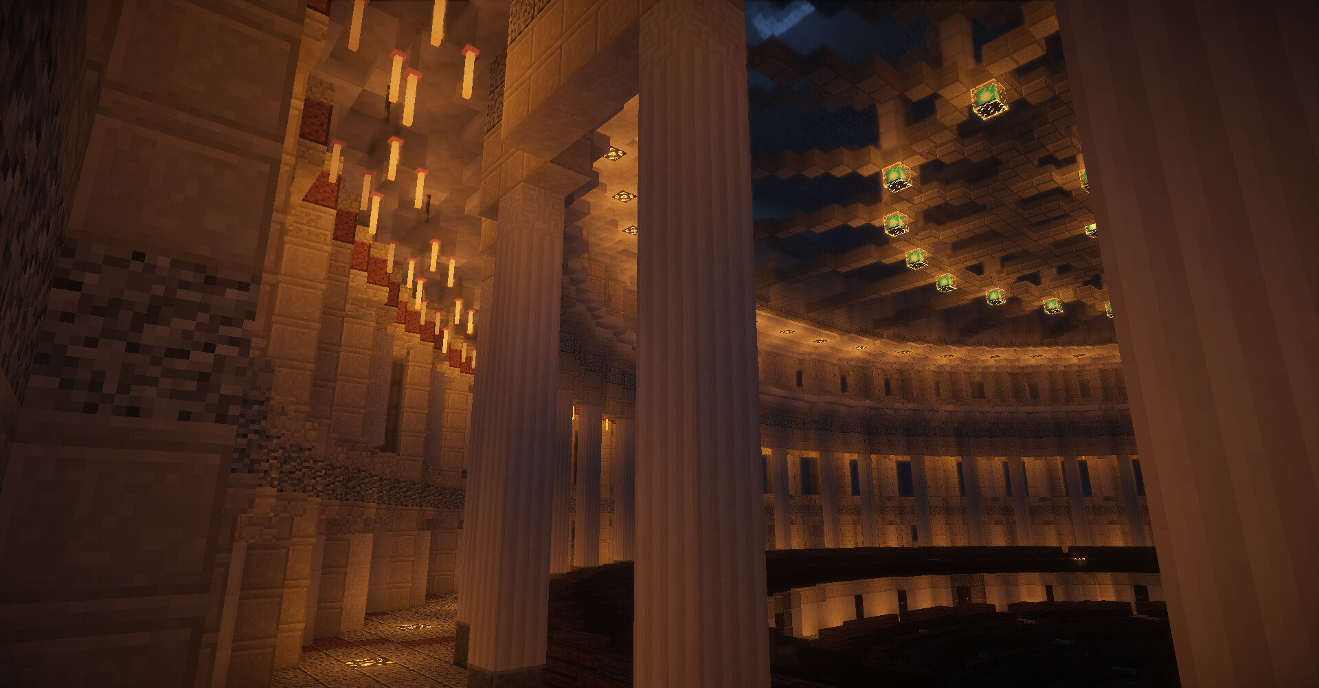 The opera hall of Soviet Palace Minecraft Map