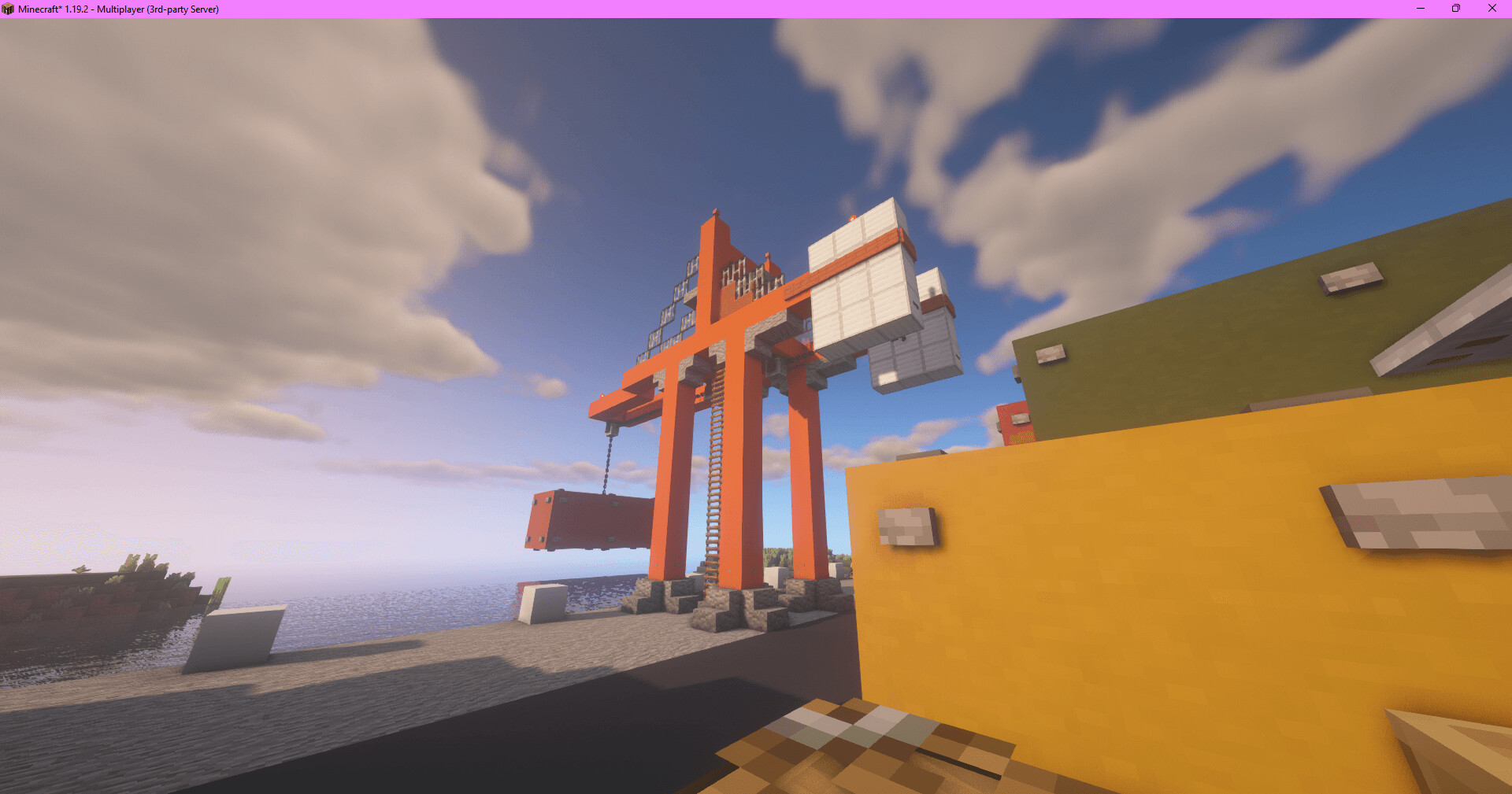 Orange crane Minecraft Map