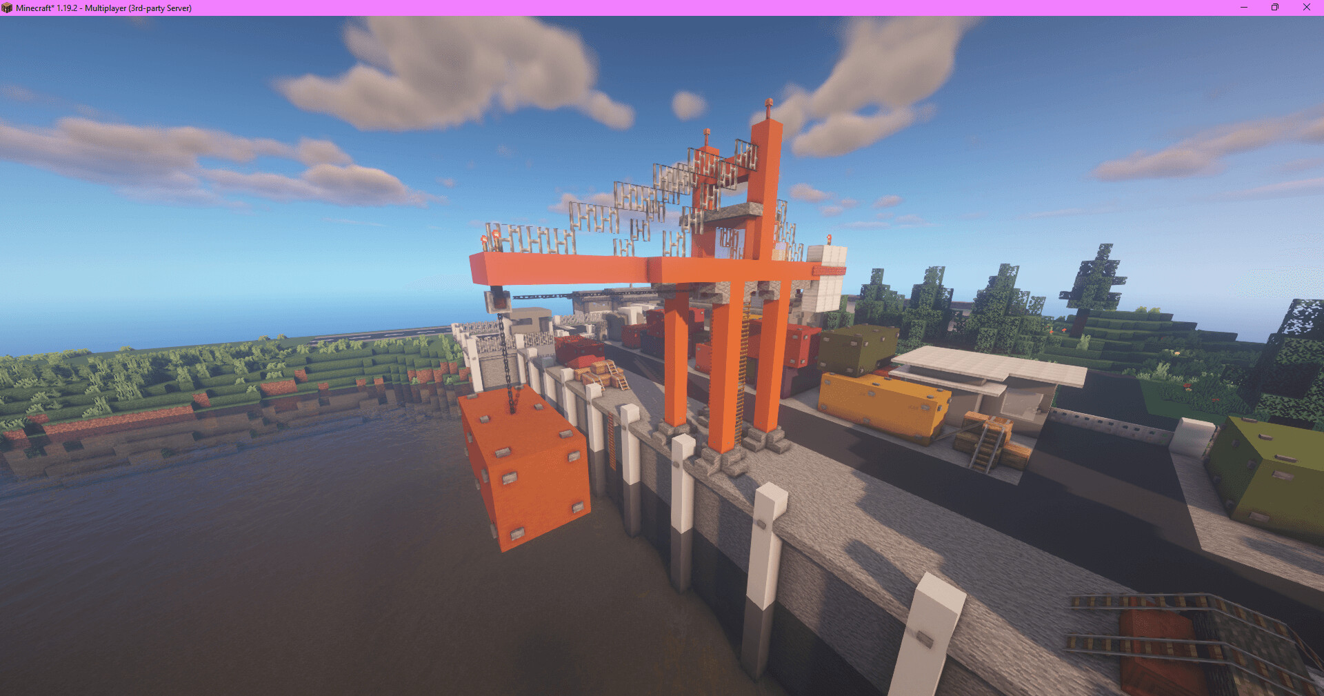 Orange crane Minecraft Map
