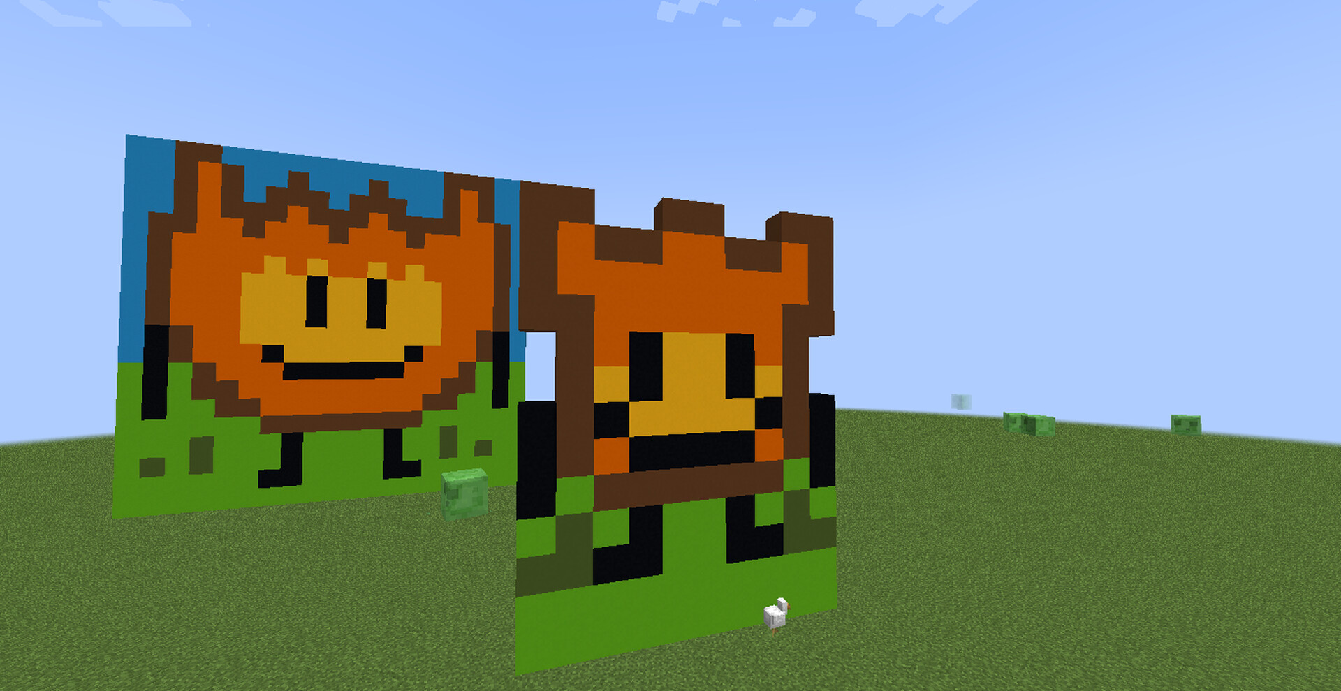 firey from r/place Minecraft Map