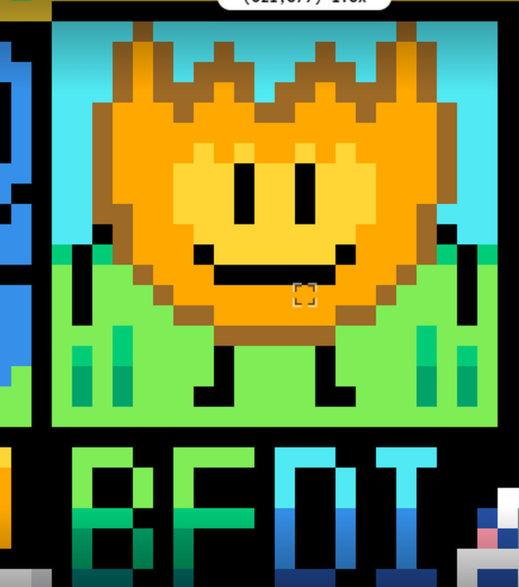 firey from r/place Minecraft Map