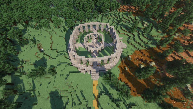 Spawn Hub - Dolmite Medieval: 476 AD Server Minecraft Map