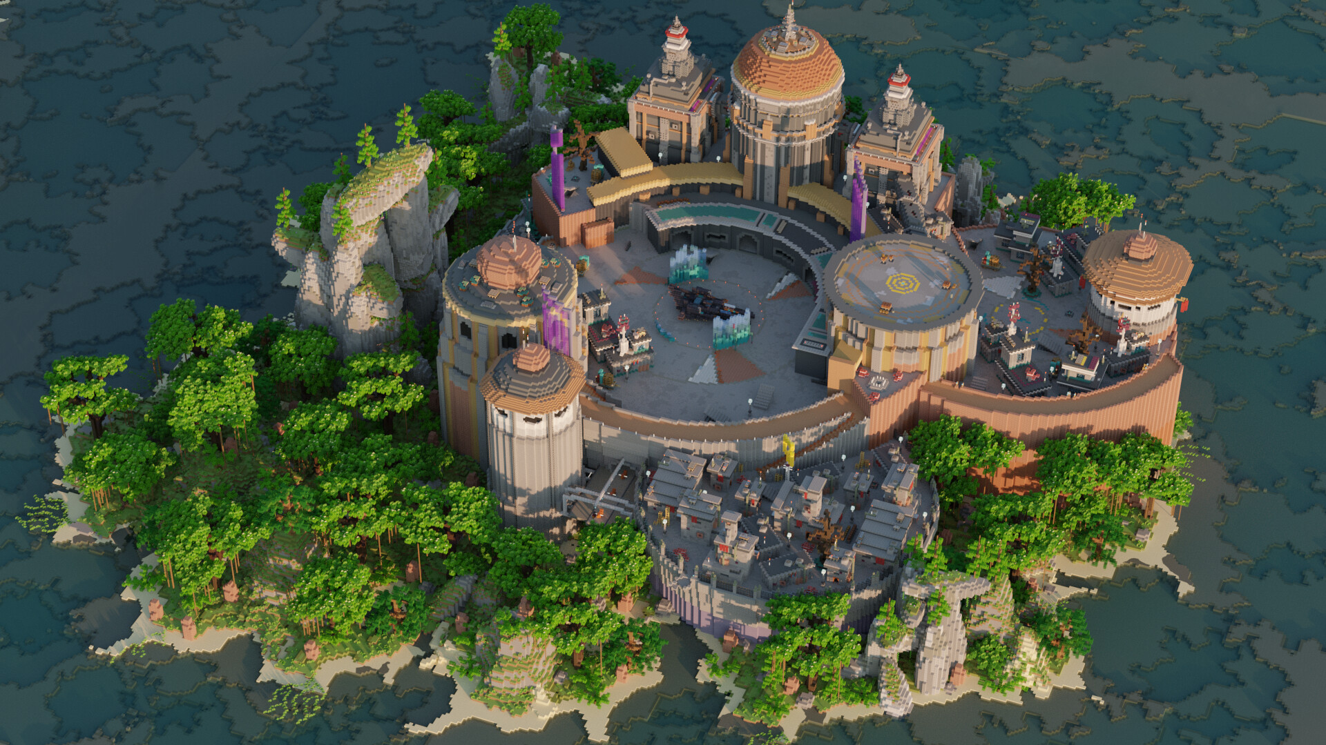 Space Station Lobby/Hub Minecraft Map