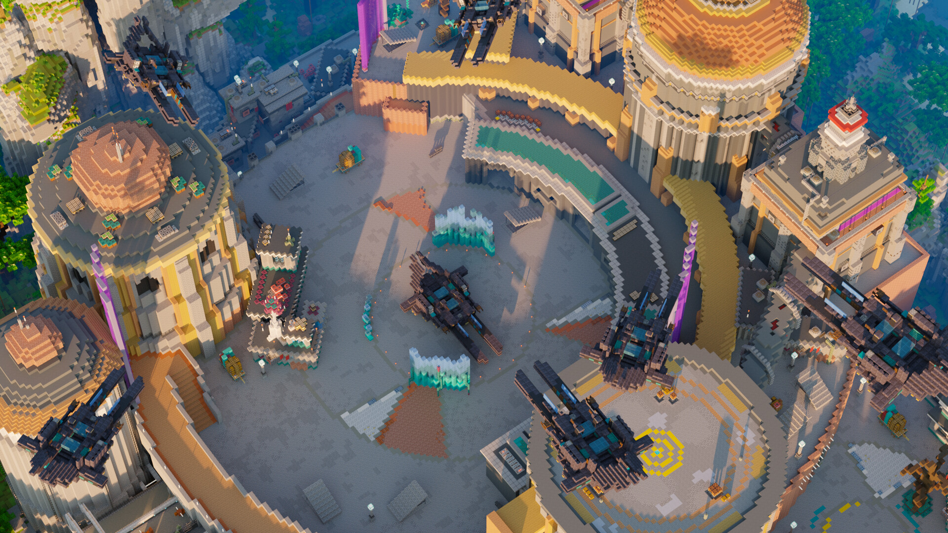 Space Station Lobby/Hub Minecraft Map