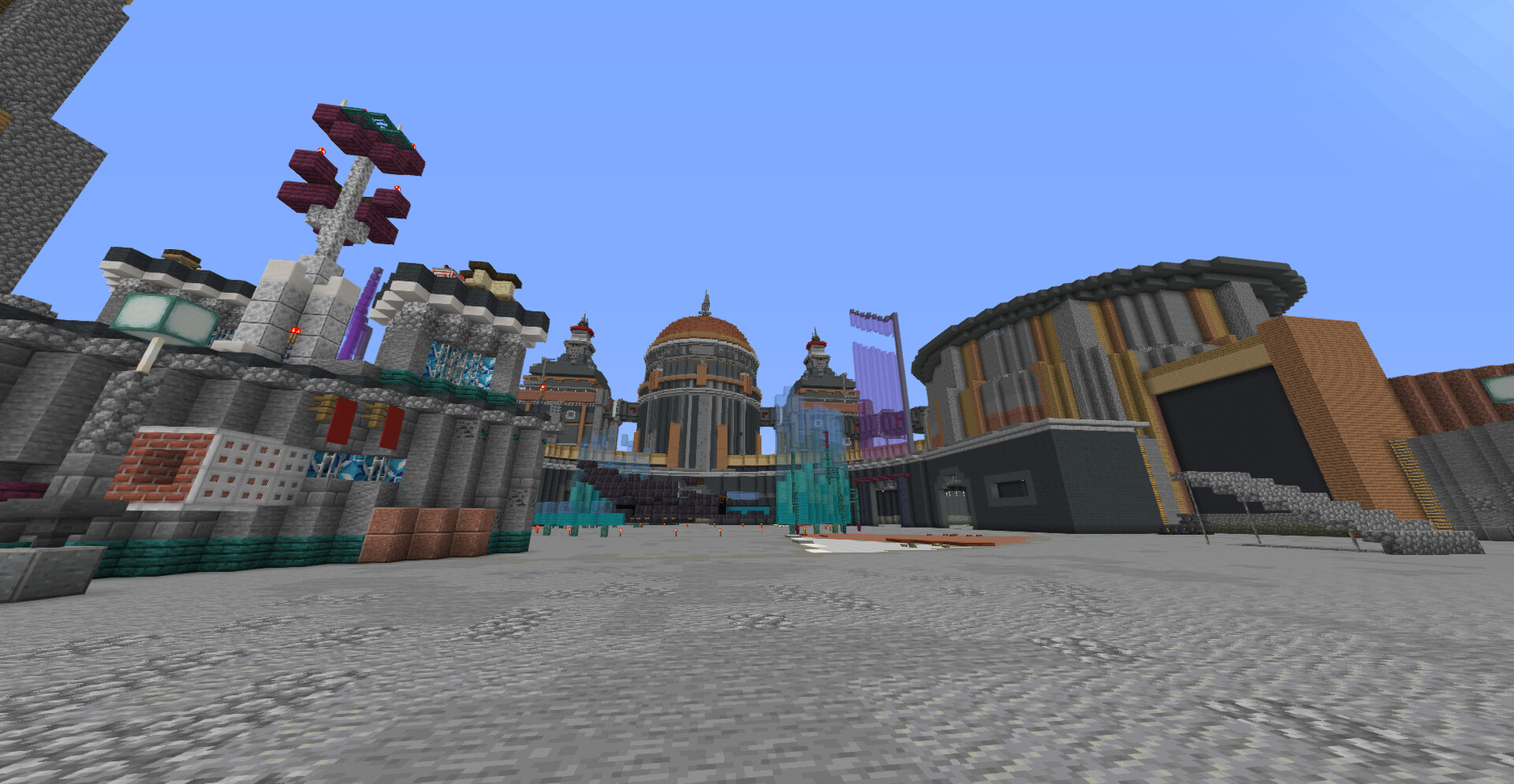 Space Station Lobby/Hub Minecraft Map