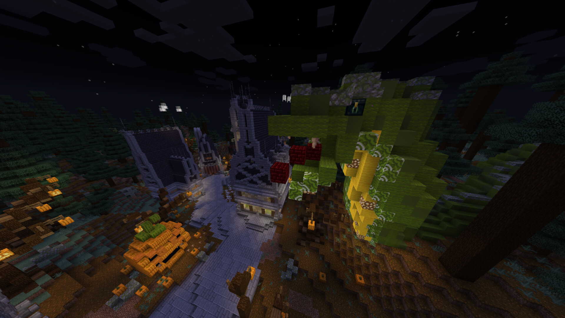 (Realms) World Template I Monster Attack (DOWNLOAD) Minecraft Map