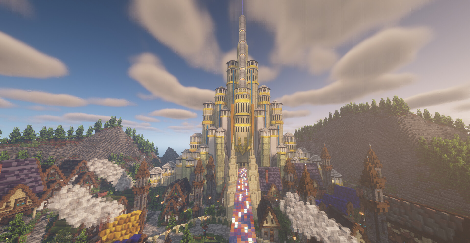 2 types of Asgard mixed Minecraft Map