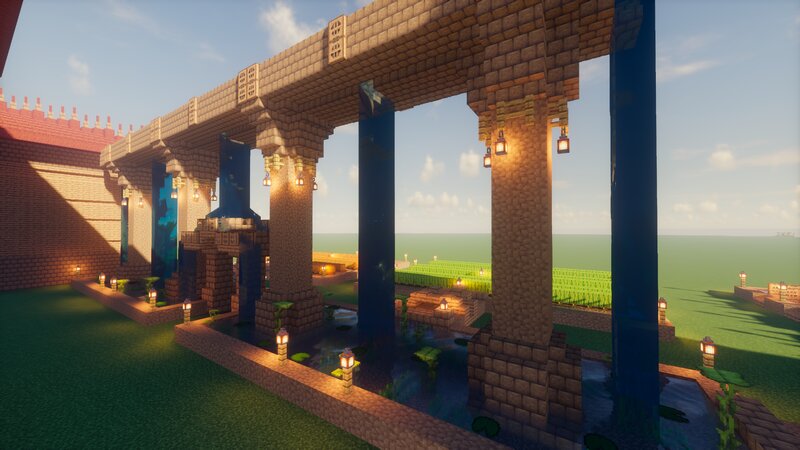 Red-Roof Abbey Minecraft Map