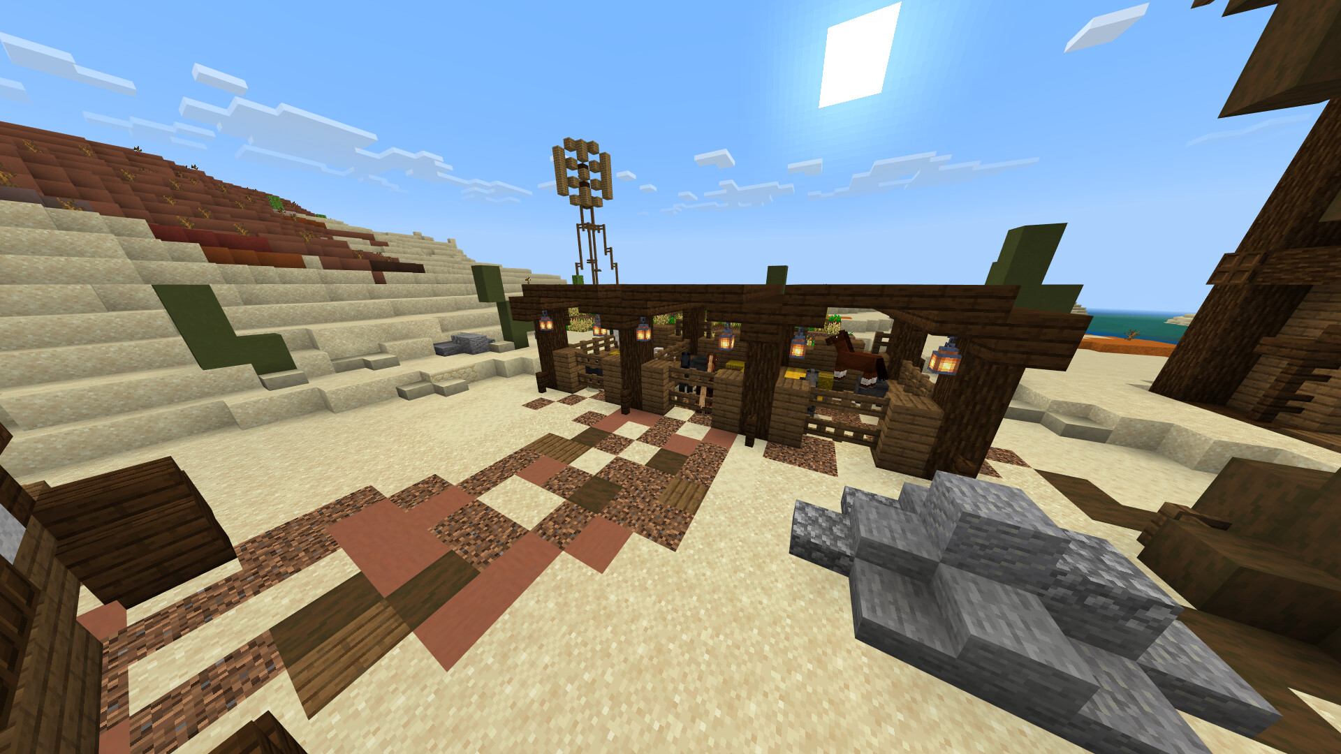 Simple Spawns: West Winds (Bedrock and Java) Minecraft Map