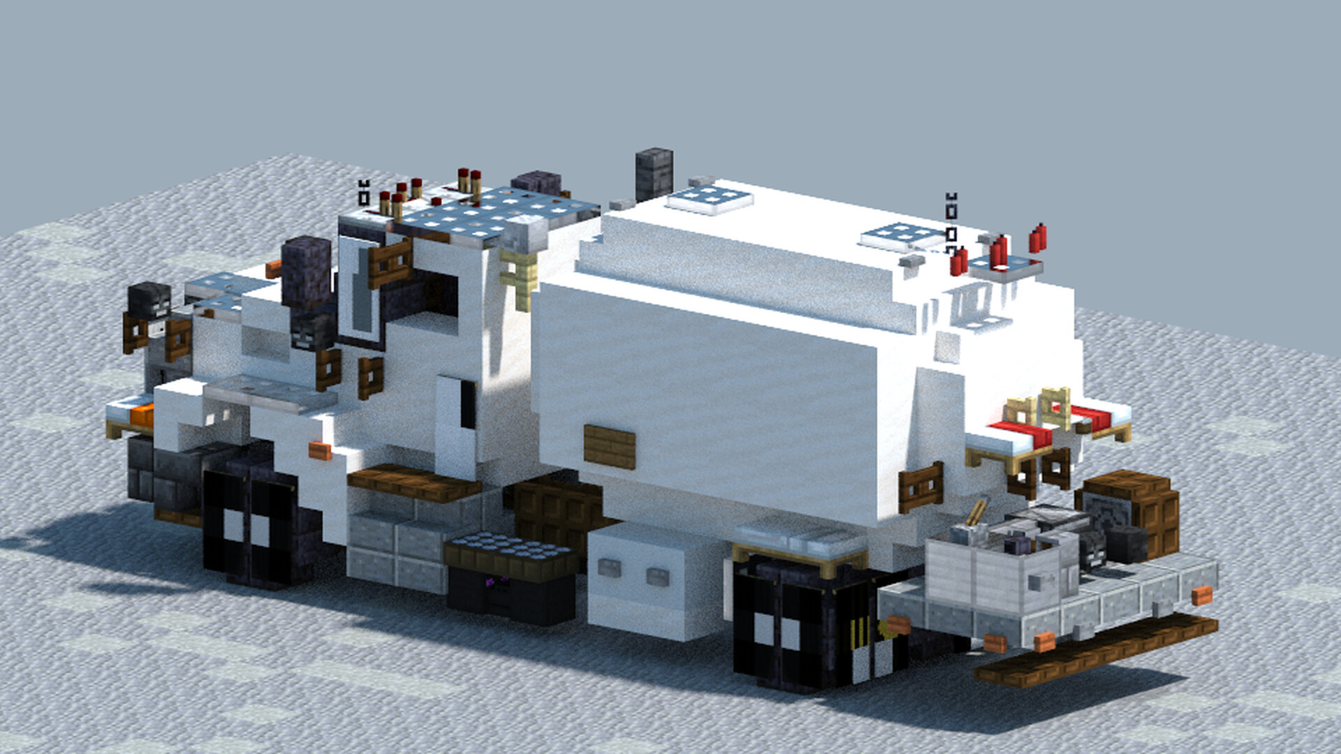 International Durastar 4400, Propane truck [With Download Minecraft Map