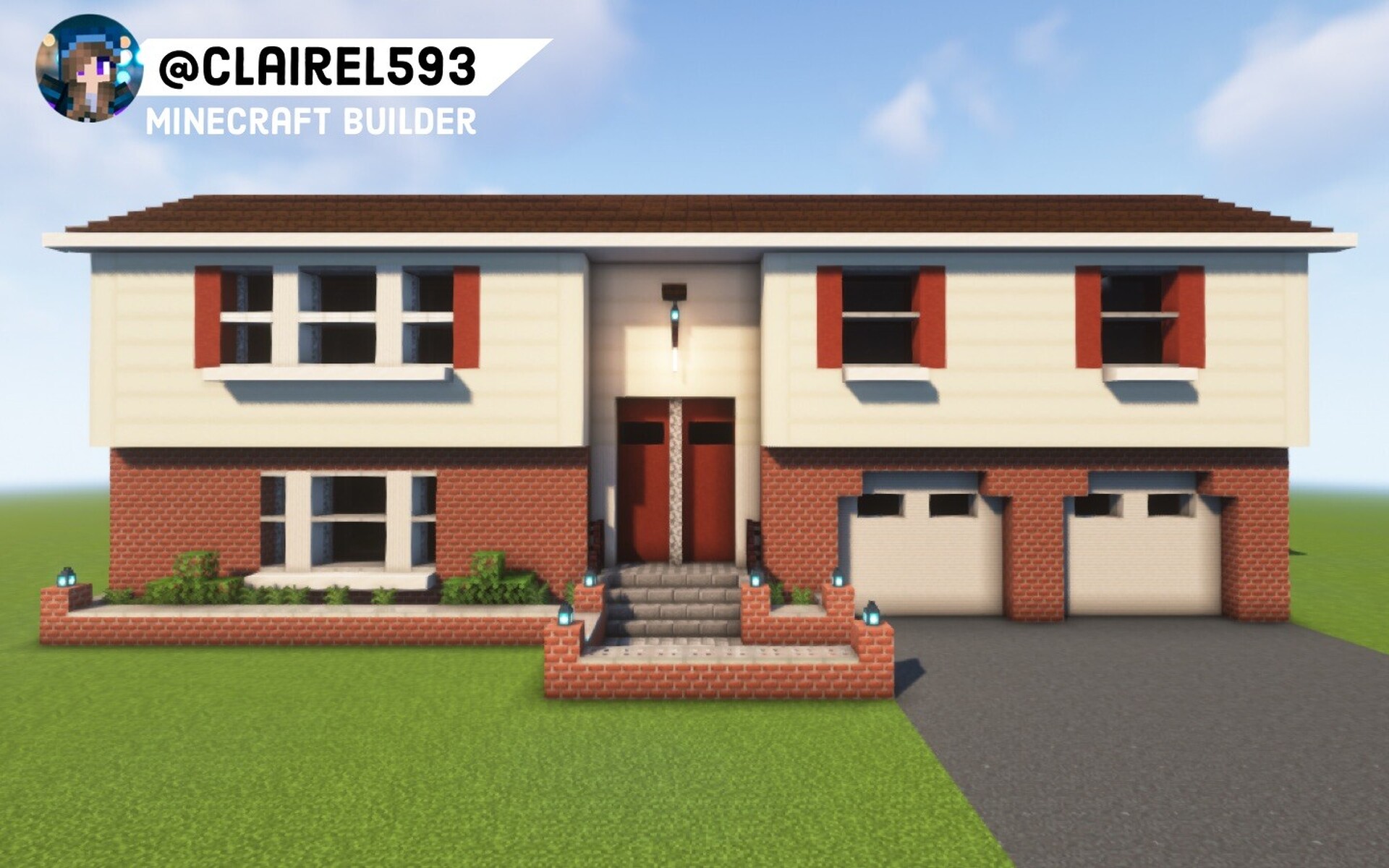 Split Level House (schematic) Minecraft Map