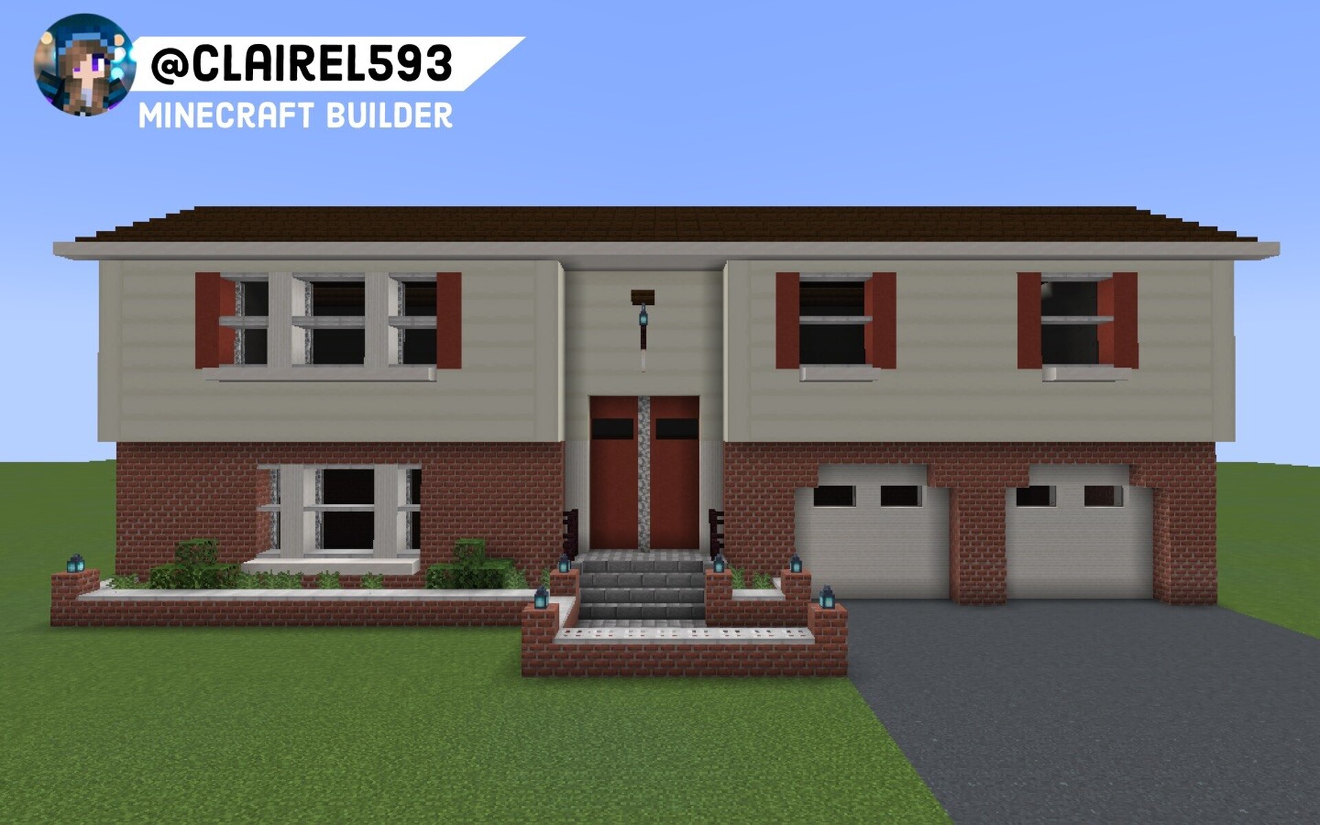 Split Level House (schematic) Minecraft Map