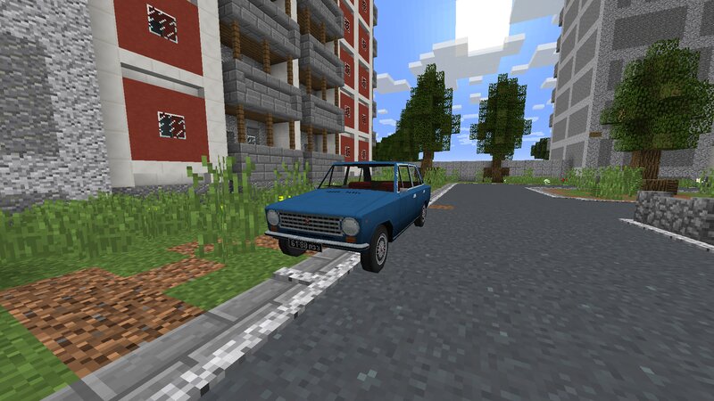 Русский город / Russian city. Minecraft Map