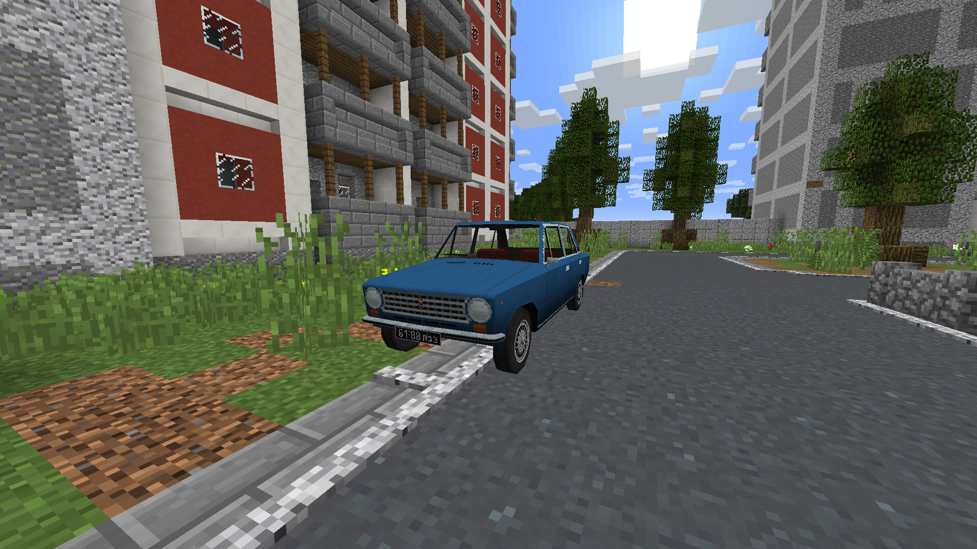 Русский город / Russian city. Minecraft Map