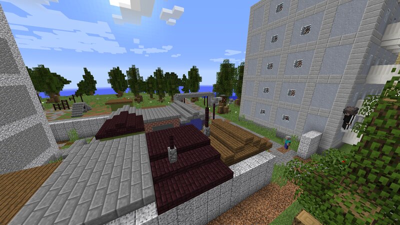 Русский город / Russian city. Minecraft Map