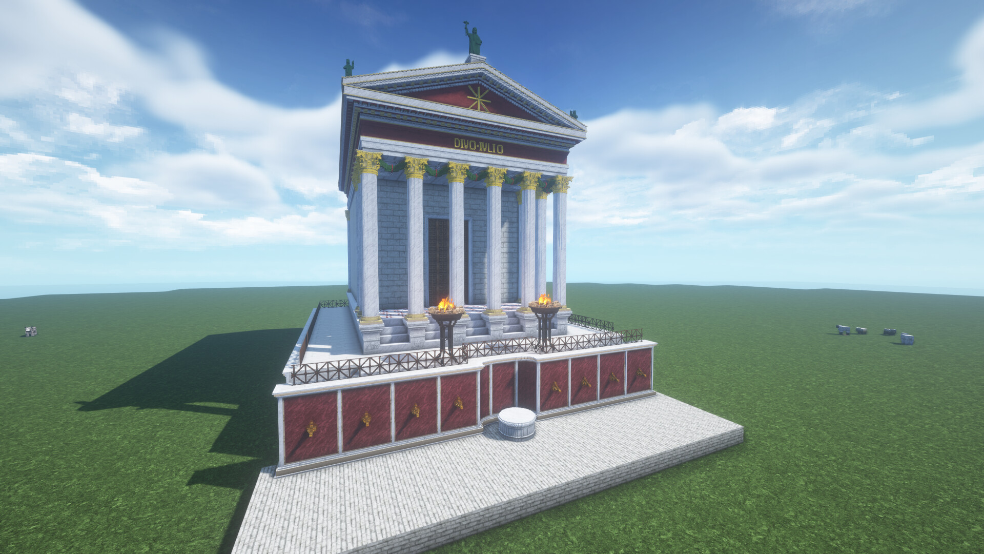 Temple of the Divine Julius Caesar Minecraft Map