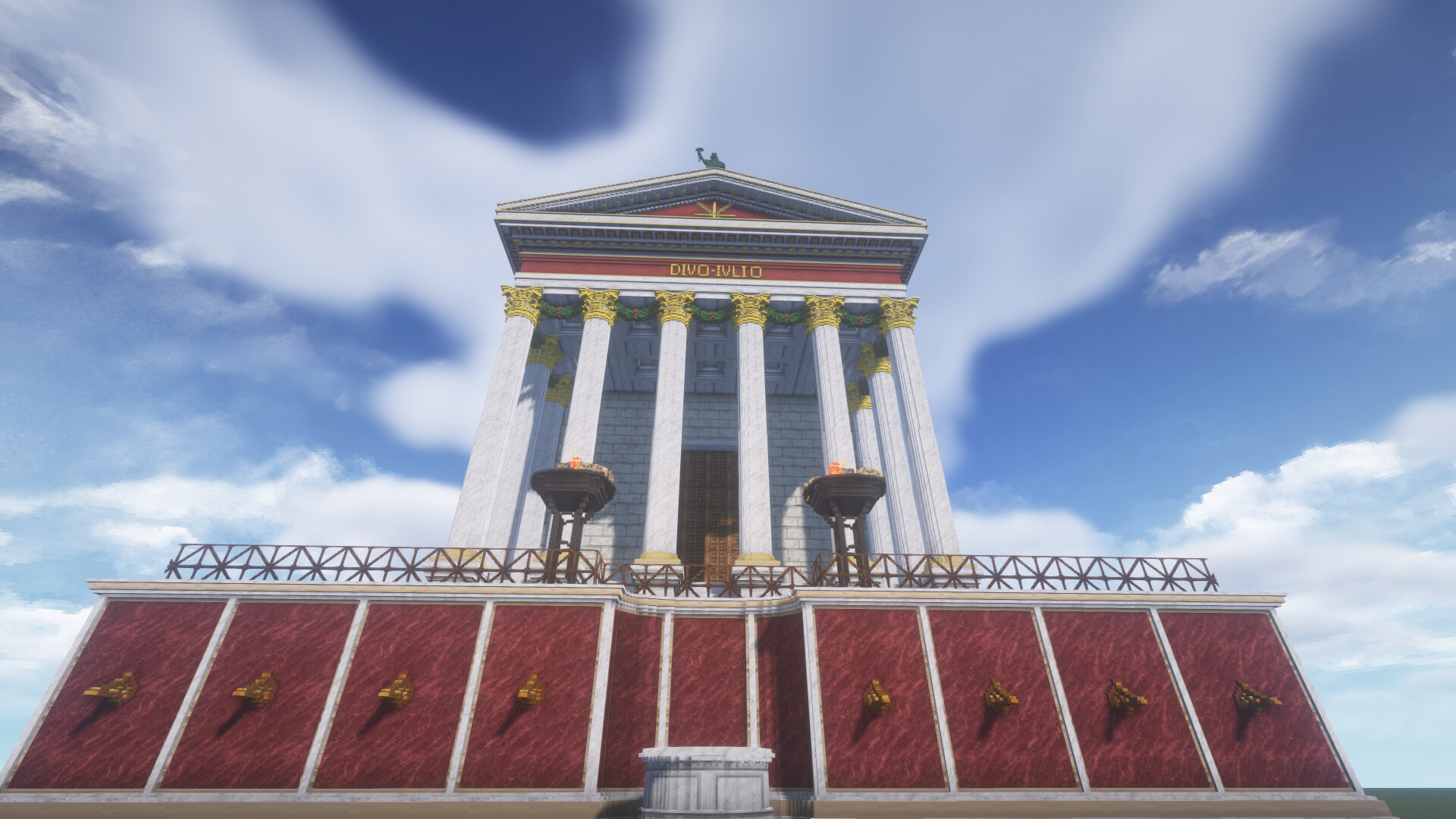 Temple of the Divine Julius Caesar Minecraft Map