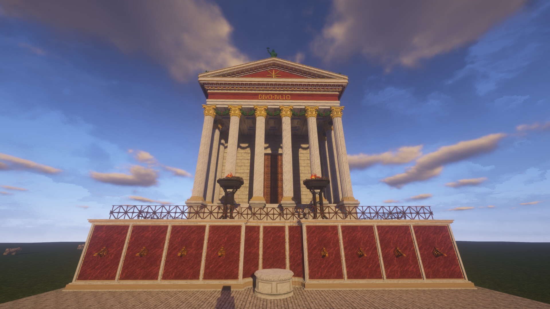 Temple of the Divine Julius Caesar Minecraft Map