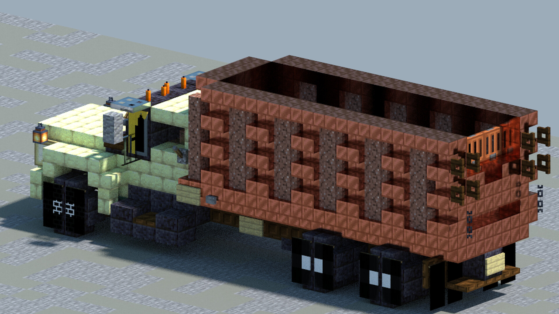 Chevy C70, Grain truck [With Download] Minecraft Map