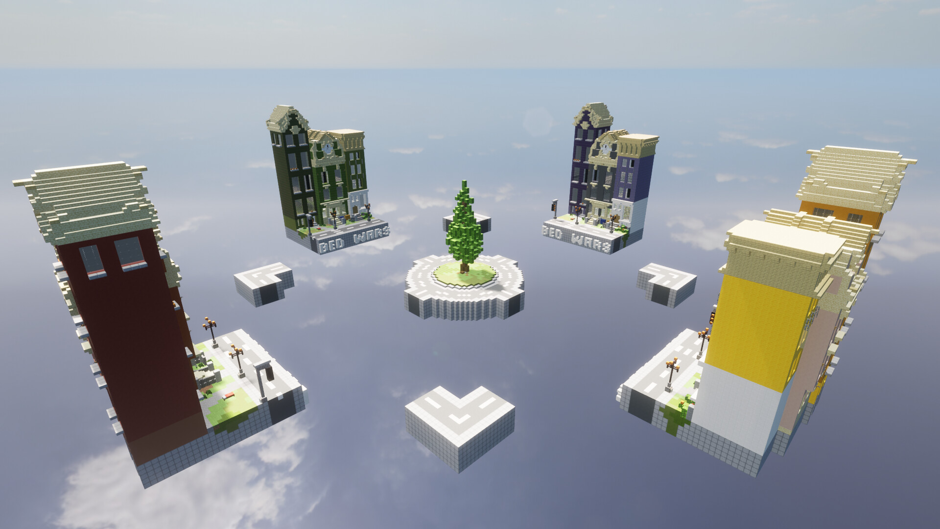 Minecraft BedWars map Minecraft Map