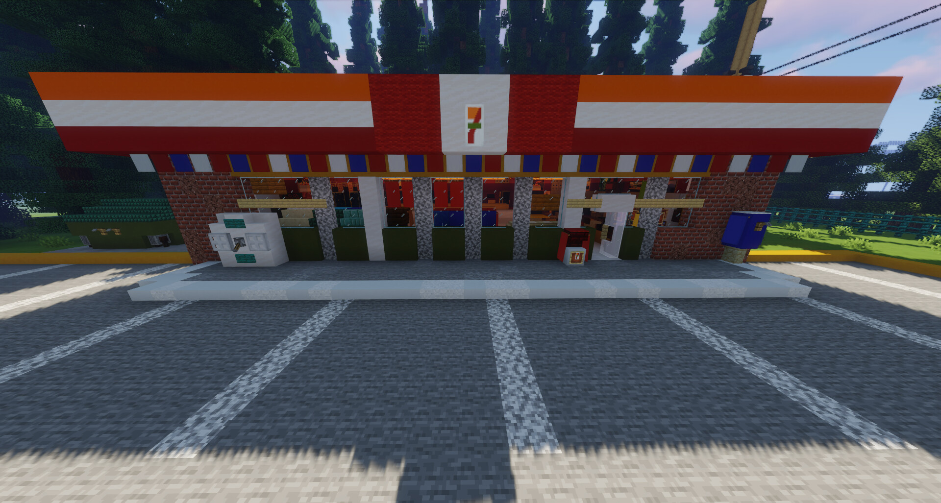 Stranger Things Seven Eleven Minecraft Map