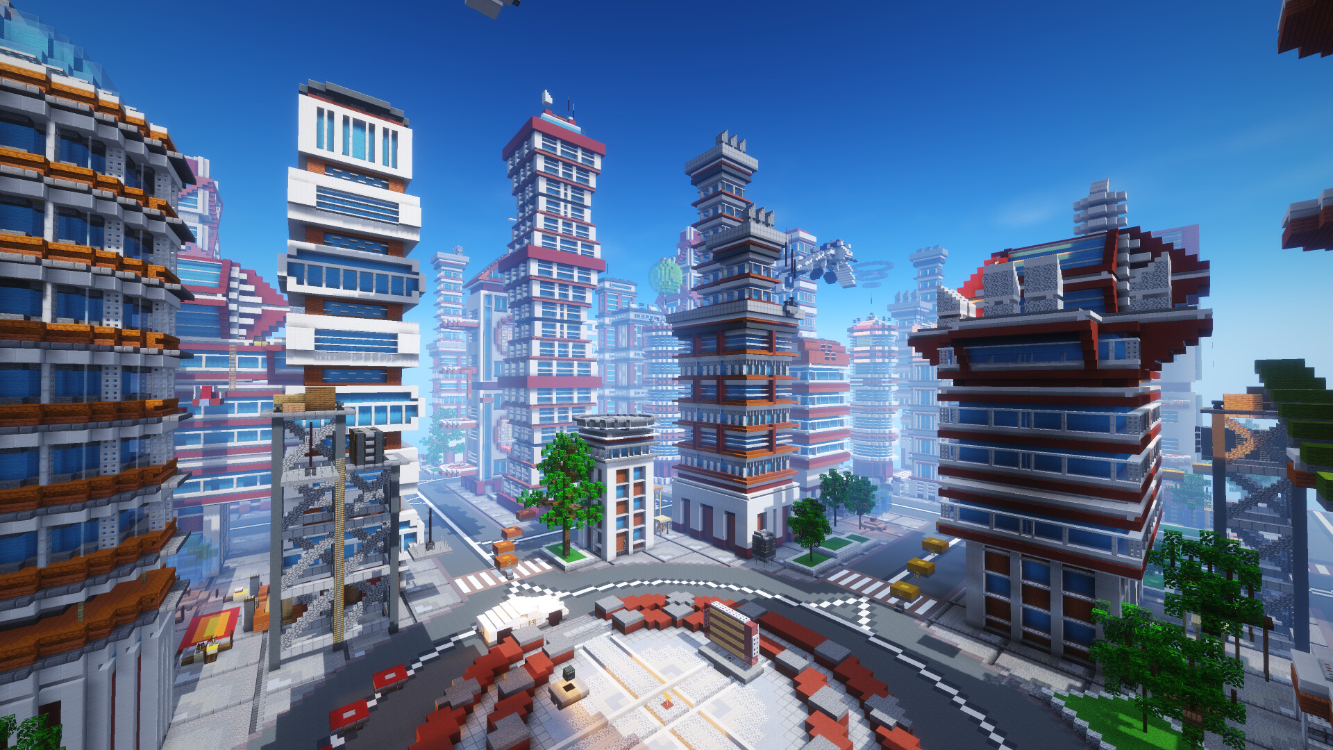 Modern City Lobby Minecraft Map