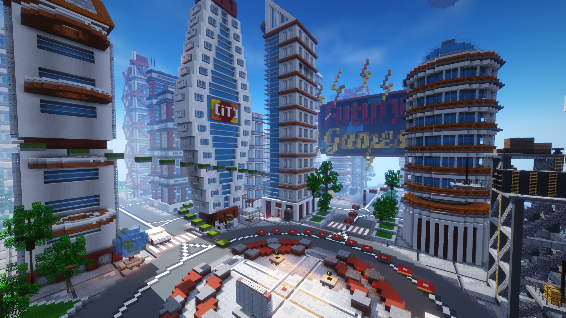 Modern City Lobby Minecraft Map