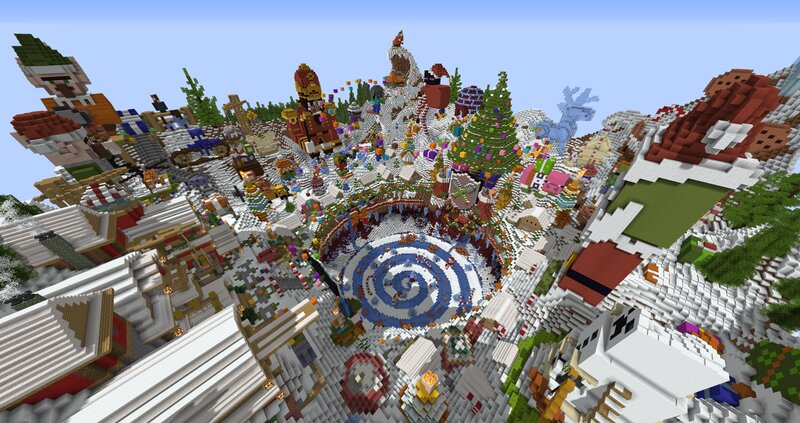Legacy Tumble Minigame Festive Arena Minecraft Map