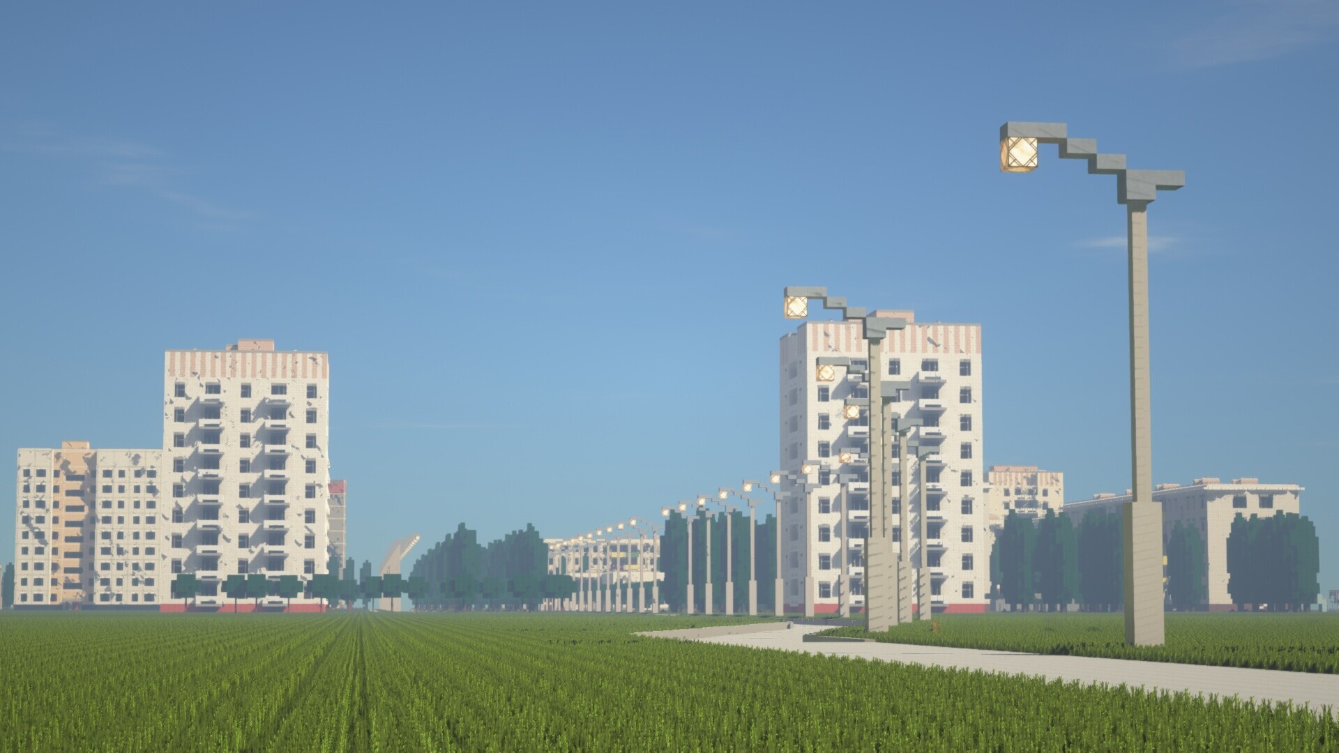 Krasnogorsk - post soviet ukrainian city in 1992 Minecraft Map